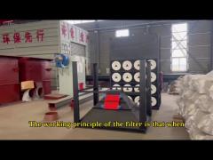 Large industrial cartridge dust collector