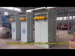 Large Mixing Plant Silo Dust Collector HMC-24B Single Pulse Bag Dust Collector