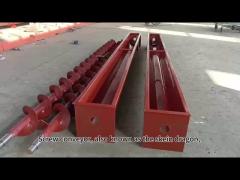 Steel Mill Fly Ash Screw Conveyor Can Transport Powder Granular And Small Block Materials