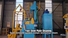 Roller Conveyor Shot Blasting Machine for Steel Plate Cleaning
