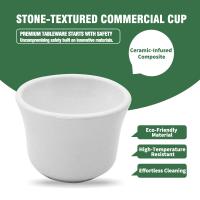Quality Shatterproof Stone-Textured Commercial Cup (3oz) for sale