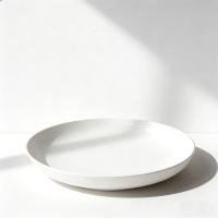 China Shatterproof Stone-Textured Deep Dinner Plate for Restaurants & Catering | FDA Safe Ceramic-Infused Composite Pasta Soup Bowl Plate for sale