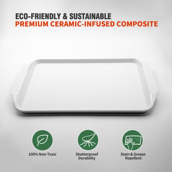 Quality Premium Stone-Textured Commercial Serving Tray for sale