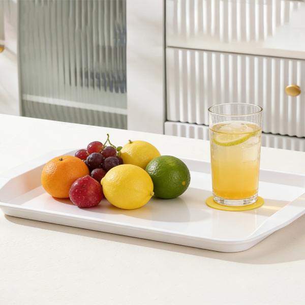 Quality Shatterproof Stone-Textured Commercial Serving Tray for Restaurants & Cafes | for sale