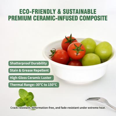 China Premium 4.5-Inch Stone-Textured Commercial Bowl (Ceramic-Infused Composite) for sale