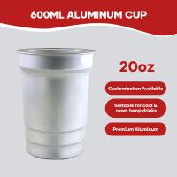 Quality 20oz (600ml) Wave Style Premium Aluminum Cups for sale
