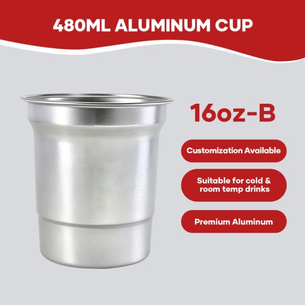 Quality 16oz(480ml)-B Eco-Friendly Premium Aluminum Cups for sale