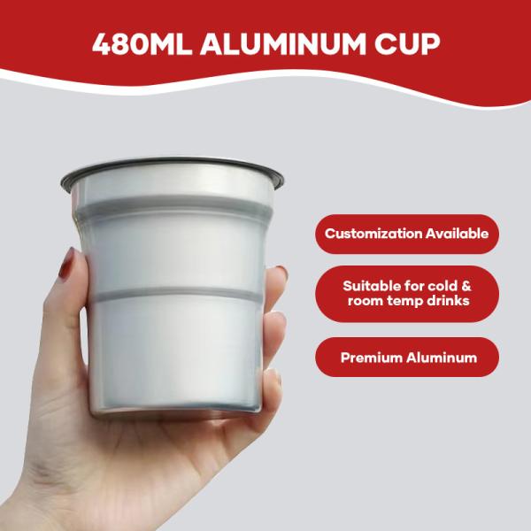 Quality 16oz(480ml)-A Eco-Friendly Premium Aluminum Cups for sale