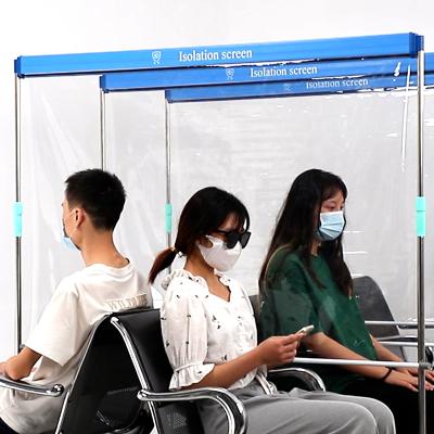 China Reception Desk Barrier Hospital Sneeze Guard Reception Plexiglass Shield for sale