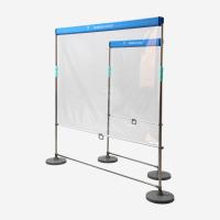 China Customized Plexiglass Reception Desk Shields Plexiglass Barrier For Cubicles for sale