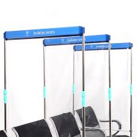China Curved Sneeze Guard For Reception Desk for sale
