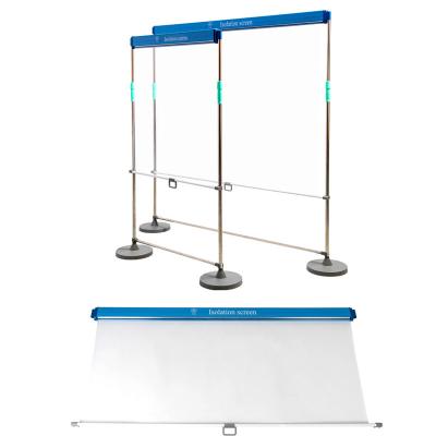 China Office Depot-de Verdeling van het het Schildplexiglas van Plexiglass Nail Table van de Niesgeluidwacht voor Ontvangstbureau Te koop