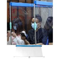 China Customized Sizes Receptionist Plexiglass Barrier Perspex Shields For Desks for sale