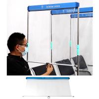 China Customized Sizes Receptionist Plexiglass Barrier Perspex Shields For Desks for sale