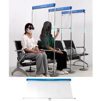 China Perspex Floor Standing Sneeze Shield for sale