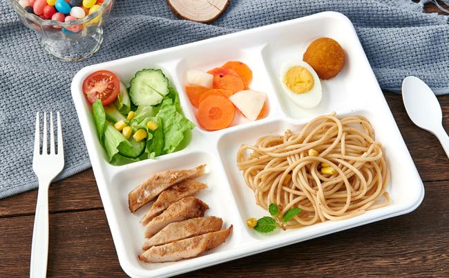 5-compartment plates