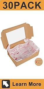 brown 6grid bakery box