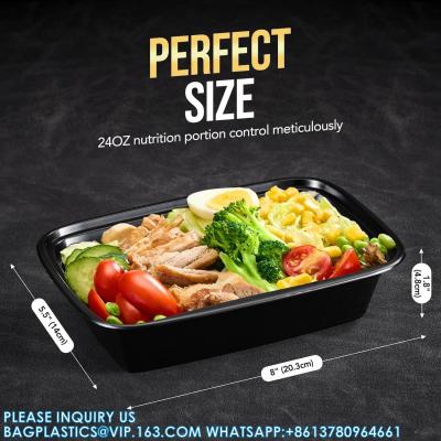 China Reusable Microwave Safe,Upgrade Durable Food Storage Containers With Lids, Containers For Lunch/Takeout/Travel for sale