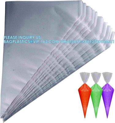 China Piping Bags, Pastry Bags 12 Inch 100pcs, Disposable Icing Piping Pastry Bags For Cookie/Cake Decorating Supplies for sale
