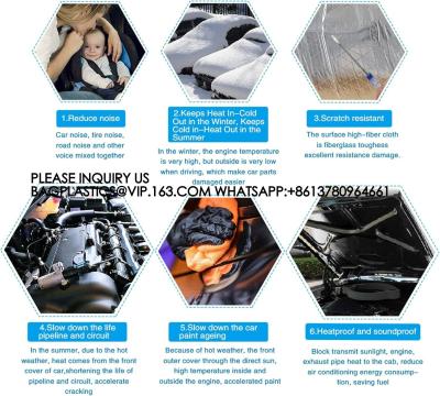 China Car Heat Sound Deadening Insulation Mat, - 394 Mil 10.8 Sqft Automobile Sound Deadening & Heat Insulation Material for sale