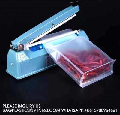 China Custom Plastic Flat Bottom Pouch Food Nuts Storage Pouches Clear Ziplock Self Sealing Transparent Packaging Bags for sale