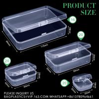 China Storage Containers Rectangular Empty Small Plastic Containers For Small Items Art Craft Jewelry Projects for sale