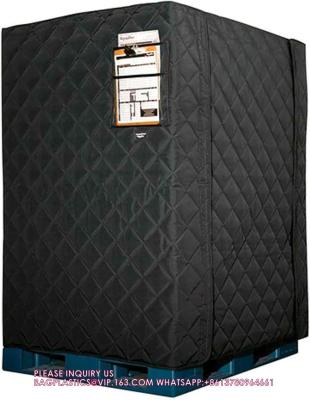 China Zipper IBC Tote Cover insulated Thermal Pallet Cover For Transporting Perishable Temperature Controled Freight for sale