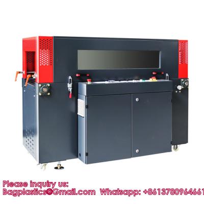 China Heating PE Film Heightened Shrink Wrapper Machine With Heat Shrink Tunnel for sale