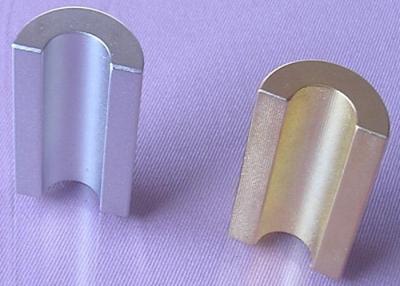 China High Performance N45 Strong U Shaped Neodymium Arc Magnets with Nickel Coated for sale