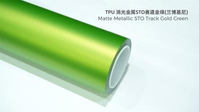 China Metallic Color PPF Gold Green Matte Paint Protection Film Scratch And UV Resistant for sale
