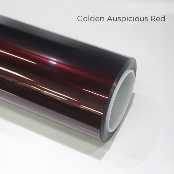 Quality Golden Auspicious Red Car PPF Film Glossy / Matte Color Changing PPF Film for sale