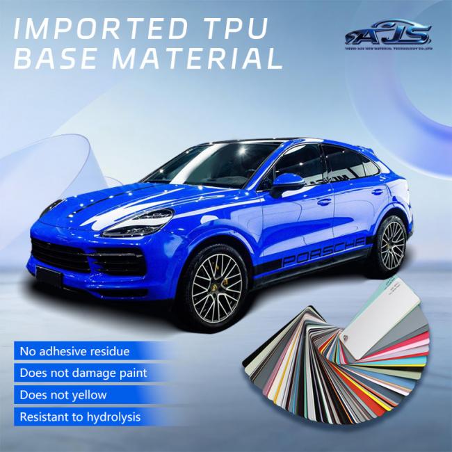 Durable Clear Paint Protection Film application on vehicle hood