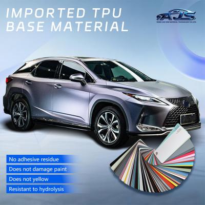 China Scratch Resistant Car Vinyl Wrap UV Protection Self Healing Clear Car Wrap Flexible for sale