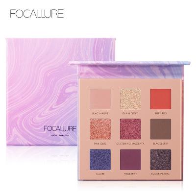 China Focallure Eyeshadow Makeup Palette Promotion Newest Christmas Gift Shimmer And Shine Eye Shadow Pan 2018 for sale