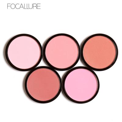China FOCALLURE 6 Colors Makeup Cosmetic Natural Pressed Blusher Powder Palette Charming Cheek Color Make Up Face Blush for sale