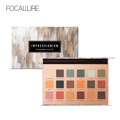 China Focallure New High Pigment 18 Colors Diamond Pressed Eyeshadow Palette Make Up Cosmetic for sale
