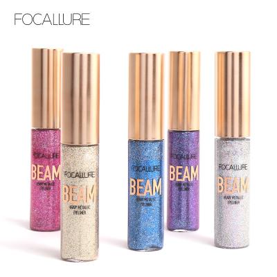 China Focallure China Wholesale Merchandise Long Lasting Glitter Five Colors Liquid Eyeliner for sale
