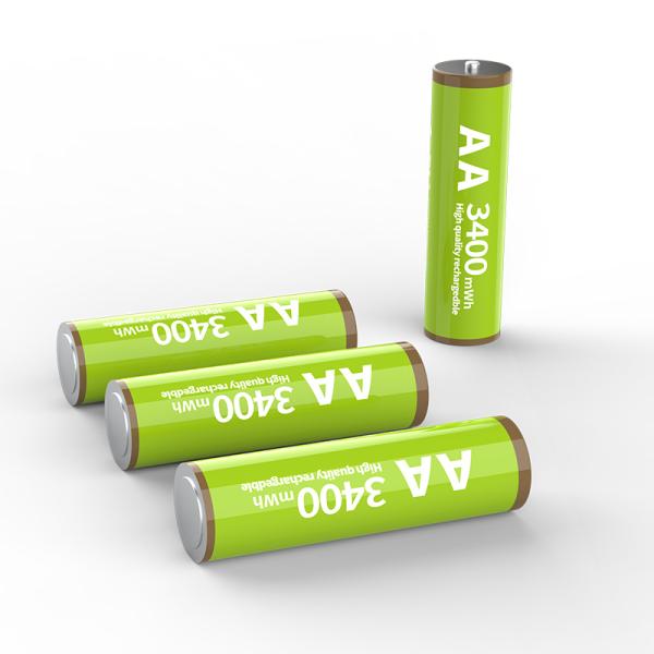 Quality Convenient Solid State AA Rechargeable Lithium Ion Battery Safety With 1000 Cycles Life for sale