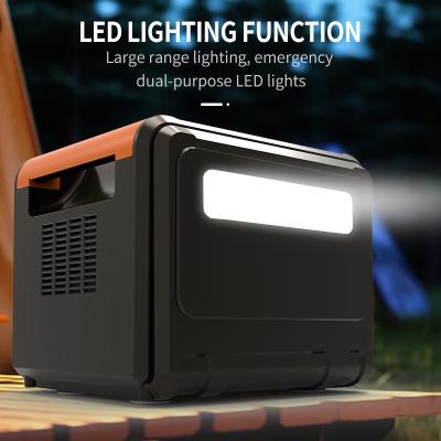 China Solar Panel 300W Portable Power Station Outdoor Emergency Mobile Power Supply for sale