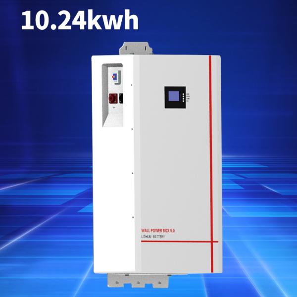 Quality 10.24kWh 51.2V 200Ah LiFePO4 Energy Storage Battery For Home Solar Systems for sale