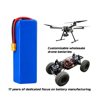 China Custom Polymer FPV Drone Batteries with 22.2V-88.8V Options and High-Rate Discharge for Optimal Performance for sale