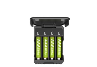 China AAA Lithium Rechargeable Batteries with 1600 Cycles, 1.5V Output and 1100mAh Capacity for Household Electronics for sale