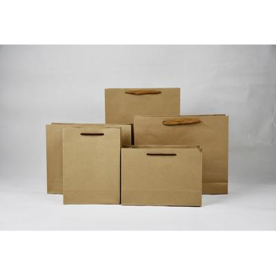 China 250g 300g umweltfreundliche Papier-Einkaufstüte mit geflochtenem Griff zu verkaufen