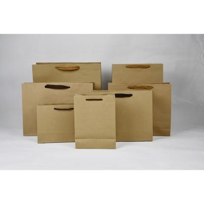China 250g 300g umweltfreundliche Papier-Einkaufstüte mit geflochtenem Griff zu verkaufen