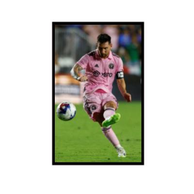 China PET Messi Lenticular 3D Poster Custom 0.6mm Thickness Without Frame for sale