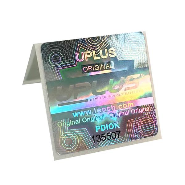 Quality Customized Waterproof Anti Counterfeit Sticker With Security Features Qr Code for sale