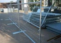 China Temporary Fence Panel 2400mm x 2100mm with 32mm Frame - Hot Dipped Galvanized Construction Site Barrier for sale