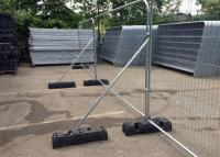 China Temporary Fence Panel 2400mm x 2100mm with 32mm Frame - Hot Dipped Galvanized Construction Site Barrier for sale