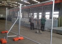 China Temporary Fence Panel 2400mm x 2100mm with 32mm Frame - Hot Dipped Galvanized Construction Site Barrier for sale