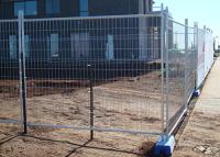China Temporary Fence Panel 2400mm x 2100mm with 32mm Frame - Hot Dipped Galvanized Construction Site Barrier for sale